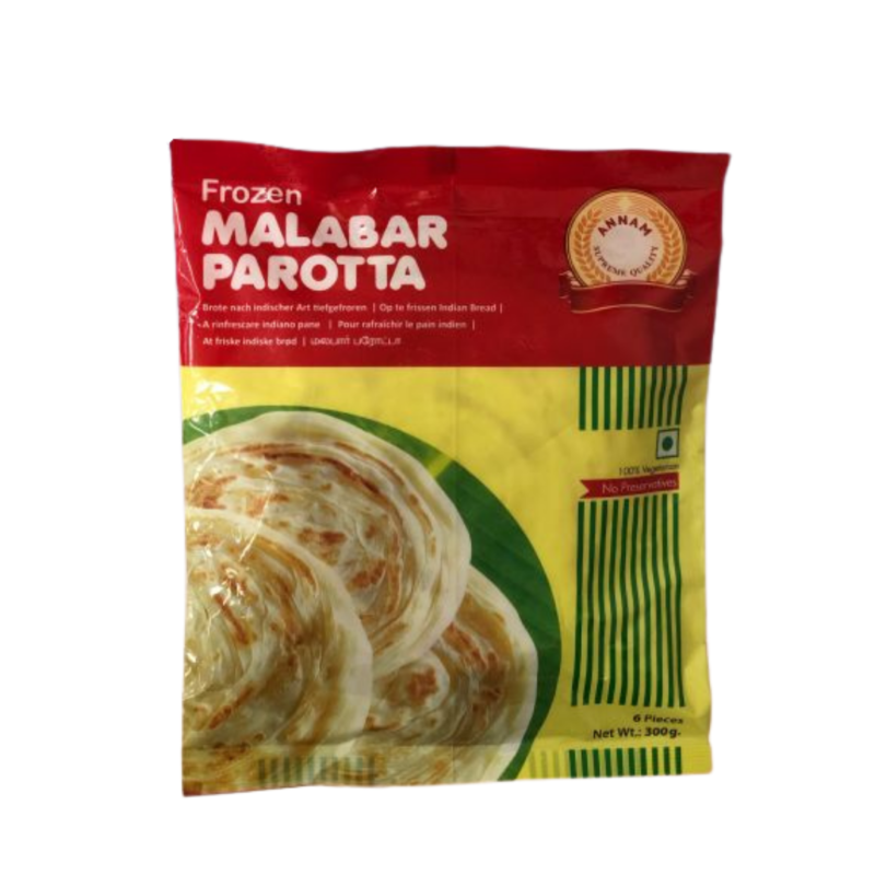 Annam Frozen Parotta (10pcs) 750g – Euro Fresh